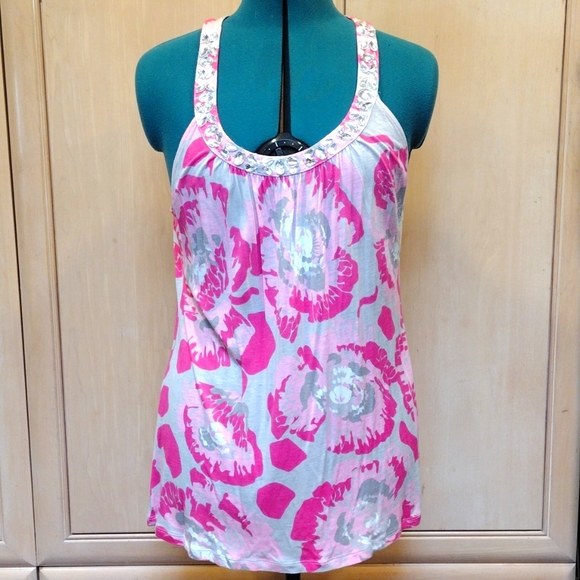 INC International Concepts | Tops | Vintage Inc Pink Floral Tank Top W ...
